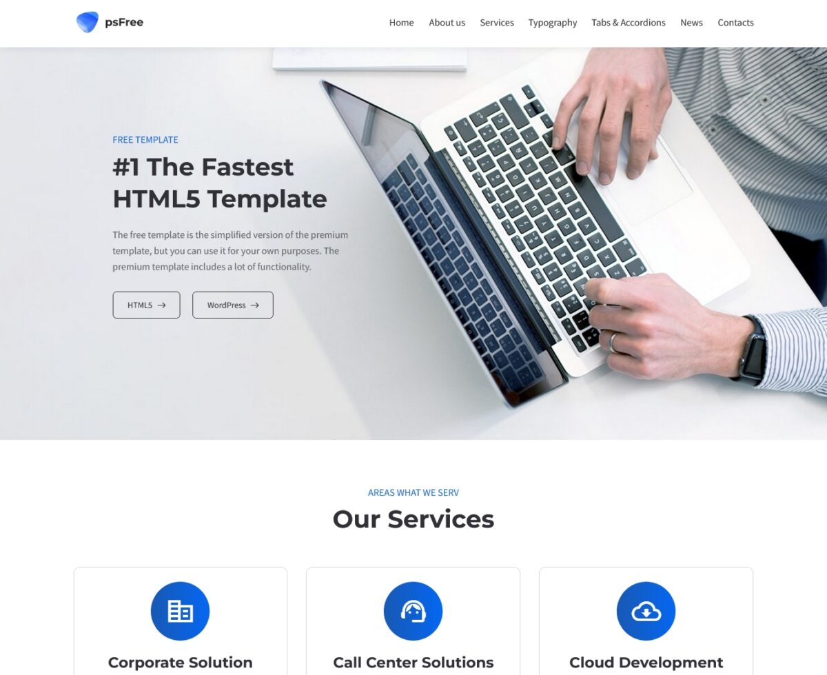 25+ Best Free & Premium HTML Templates - Webprecis