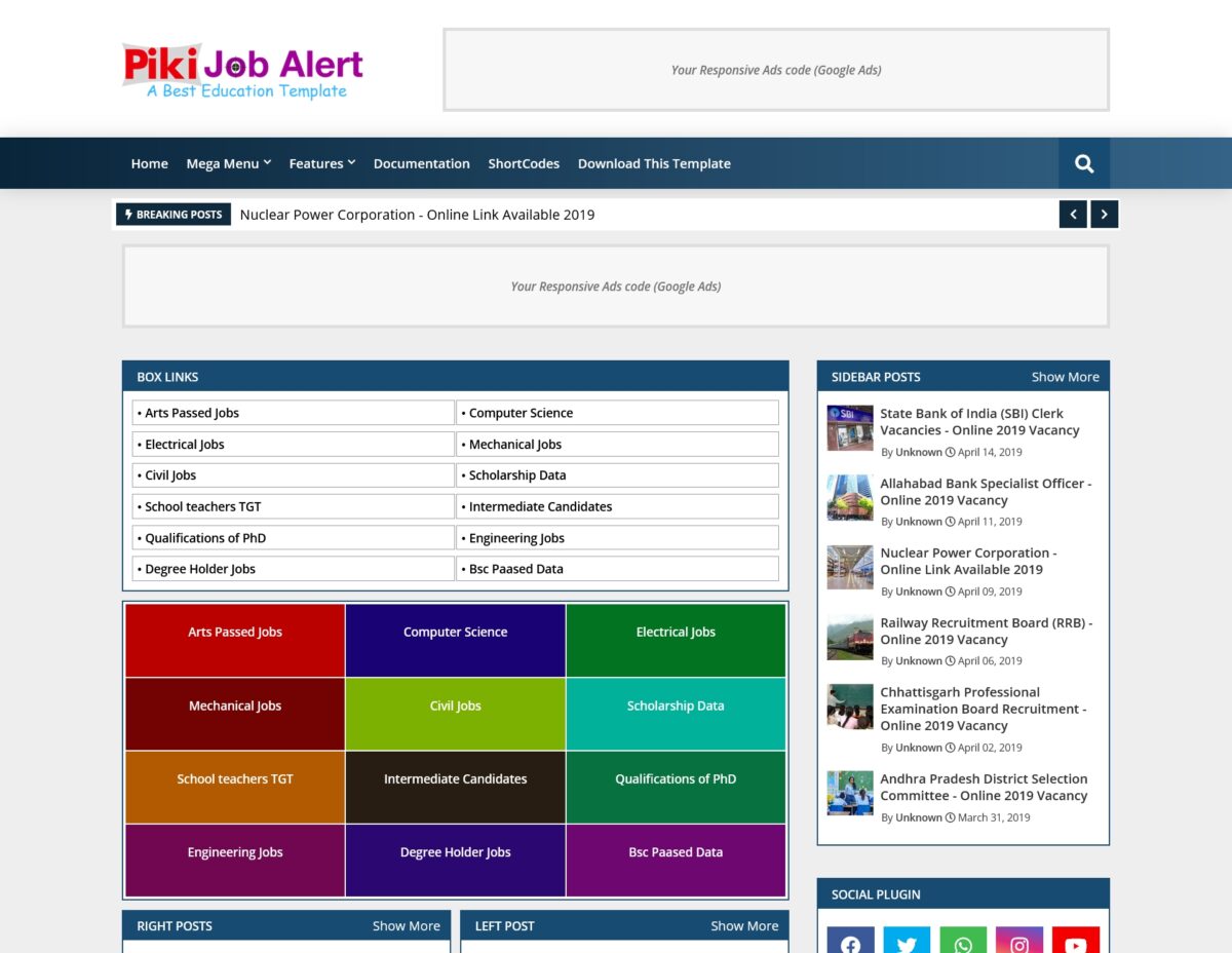 30+ Best Free Blogger Templates - Webprecis