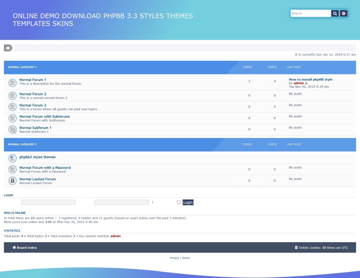 15+ Best Free and Premium phpBB Themes - Webprecis