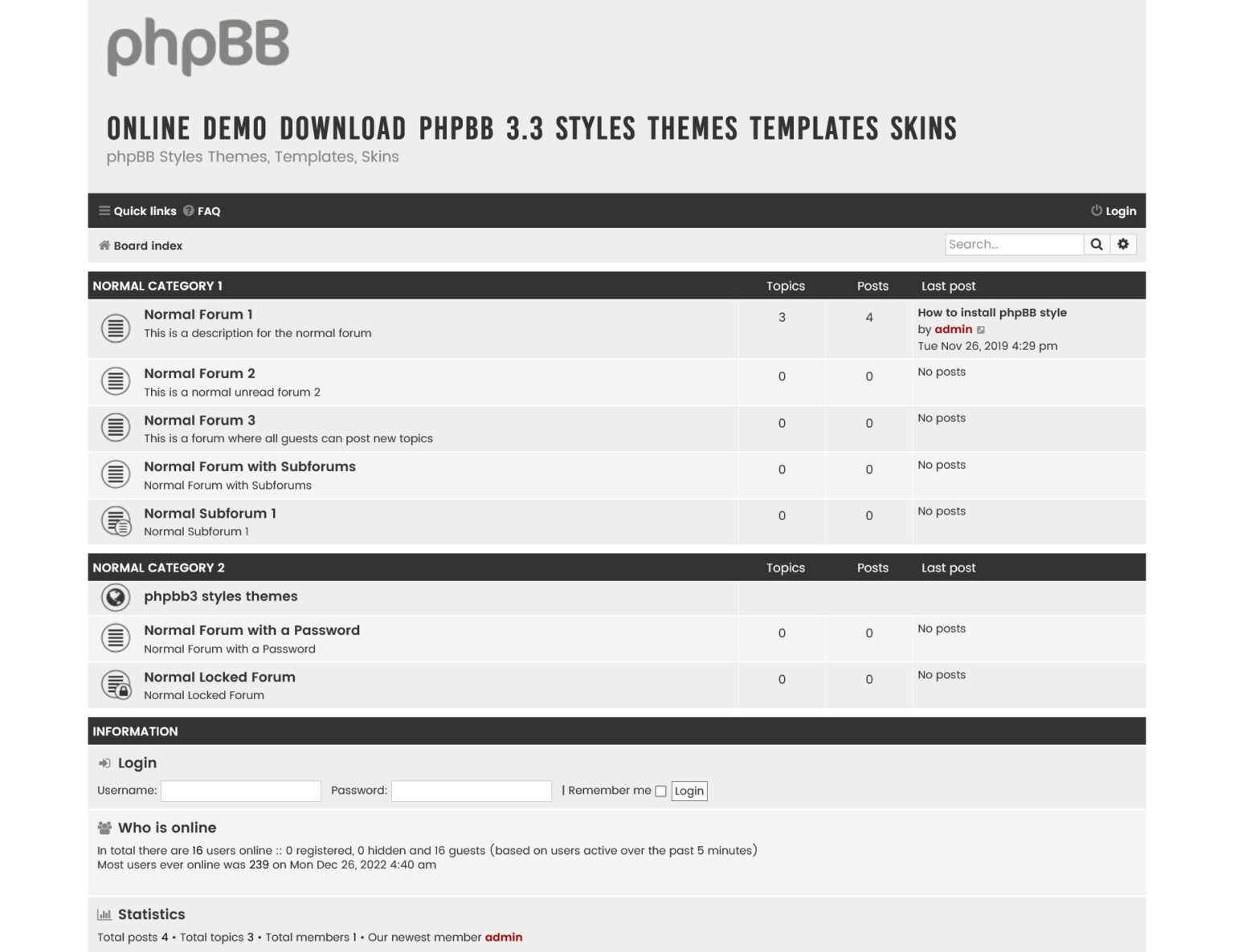 15+ Best Free and Premium phpBB Themes - Webprecis
