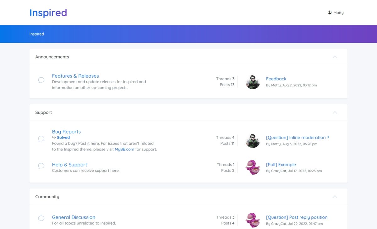 20+ Best Free MyBB Themes - Webprecis