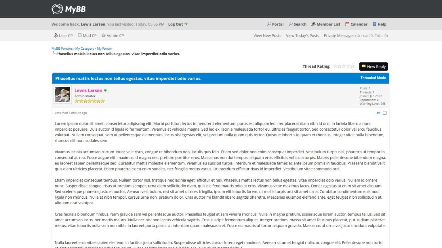 20+ Best Free MyBB Themes - Webprecis
