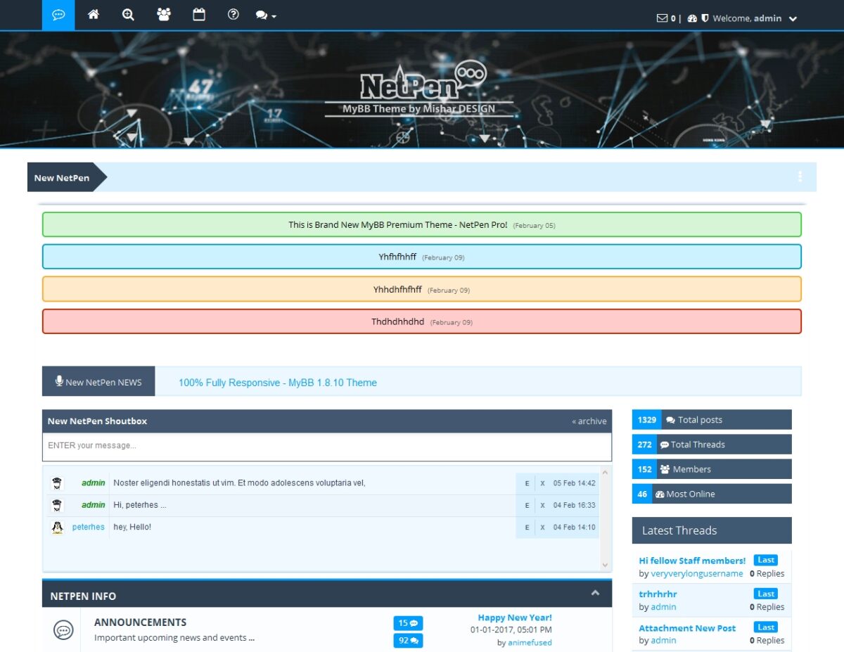 20+ Best Free MyBB Themes - Webprecis