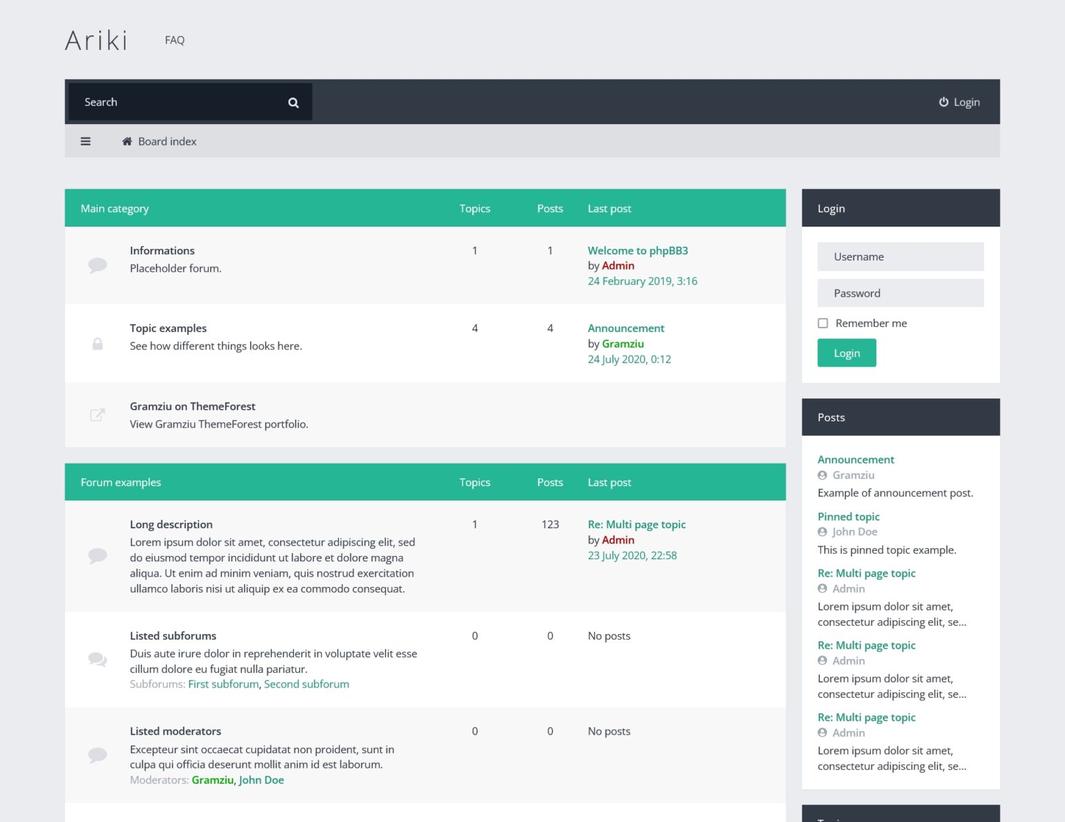 15+ Best Free and Premium phpBB Themes - Webprecis