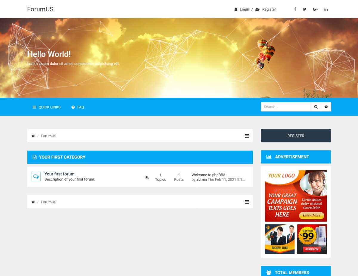 15+ Best Free and Premium phpBB Themes - Webprecis