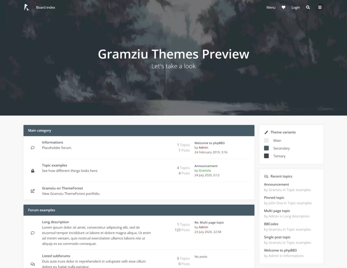 15+ Best Free and Premium phpBB Themes - Webprecis