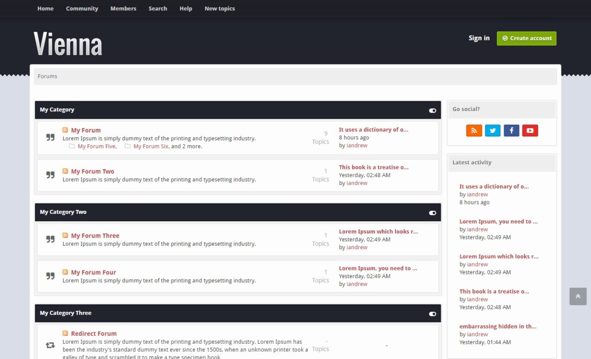20+ Best Free MyBB Themes - Webprecis