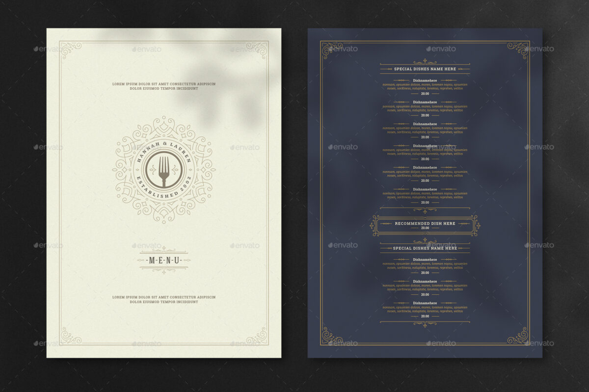 30+ Free and Premium Restaurant Menu Templates - Webprecis