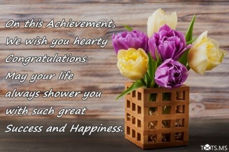 Congratulations Messages for Achievement - Webprecis