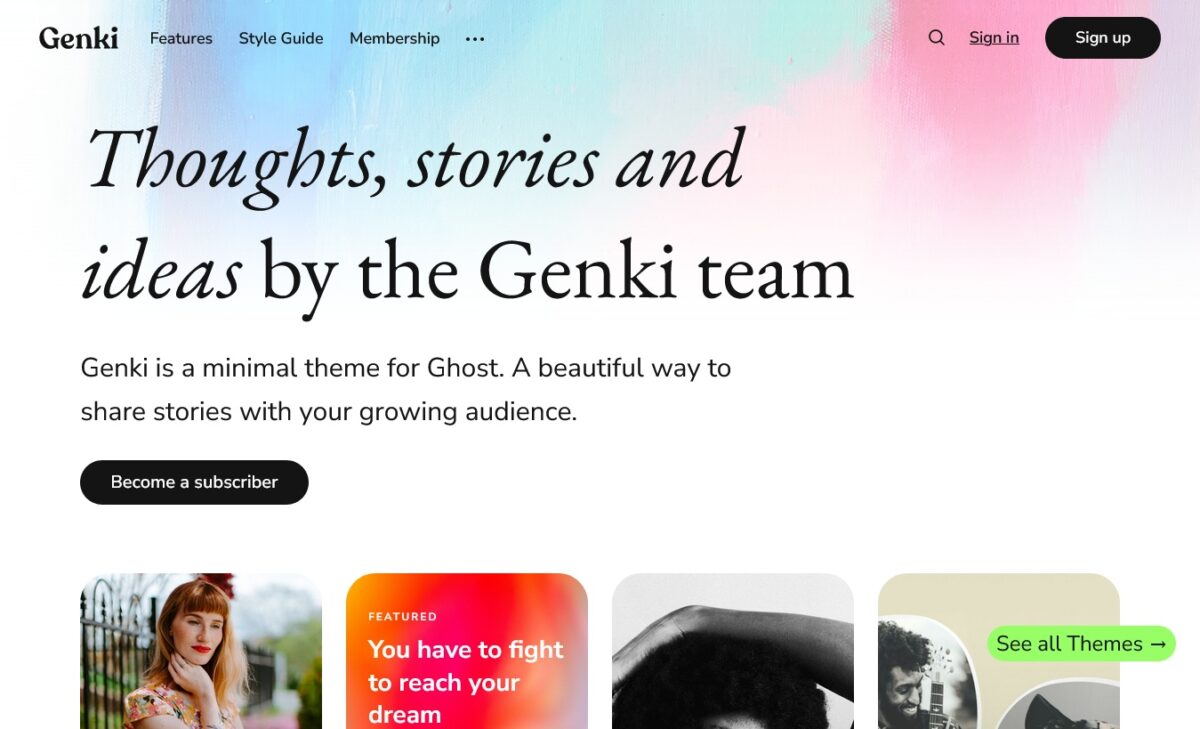 10 Best Responsive Ghost Themes - Webprecis