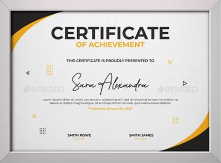20+ Free and Premium PSD Certificate Templates - Webprecis