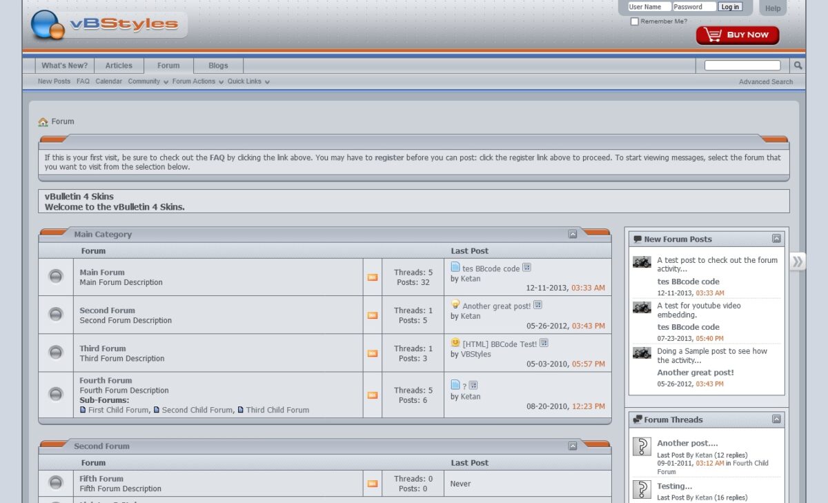10 Best Free and Premium vBulletin Themes - Webprecis