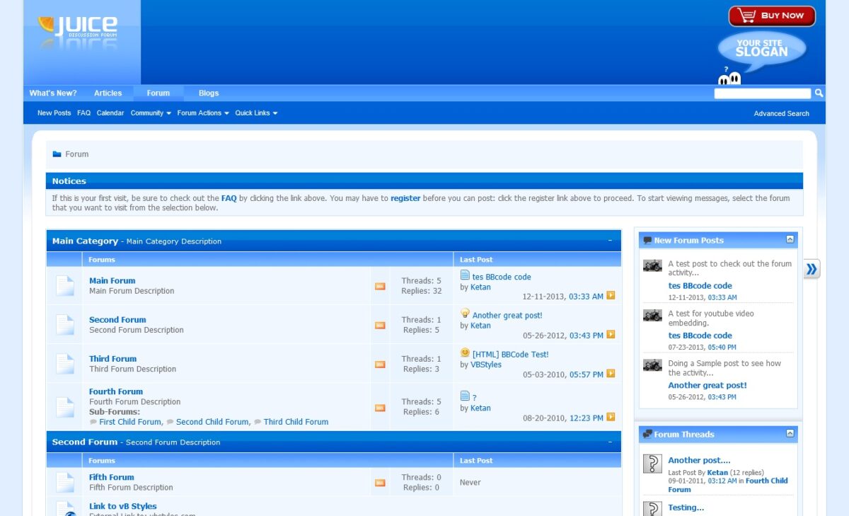 10 Best Free and Premium vBulletin Themes - Webprecis